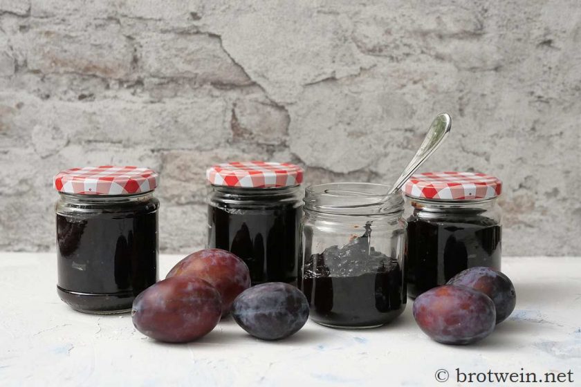 Pflaumenmus Rezept - Omas Zwetschgenmus selber machen - Brotwein
